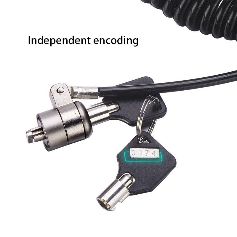 7 * 4MM lock hole universal expandable spring rope steel cable key com ...